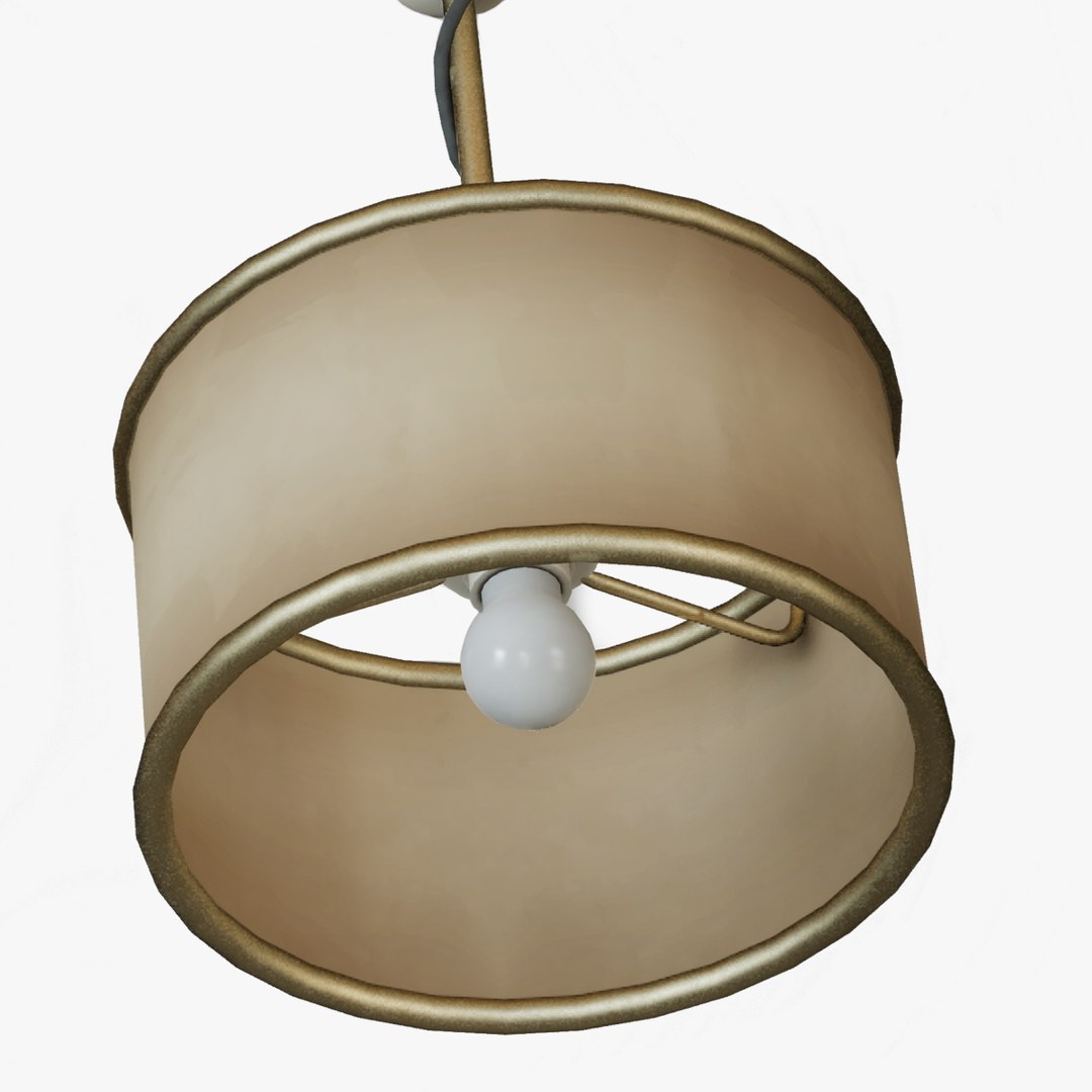 Basic Round Ceiling Lamp 3D - TurboSquid 2294386