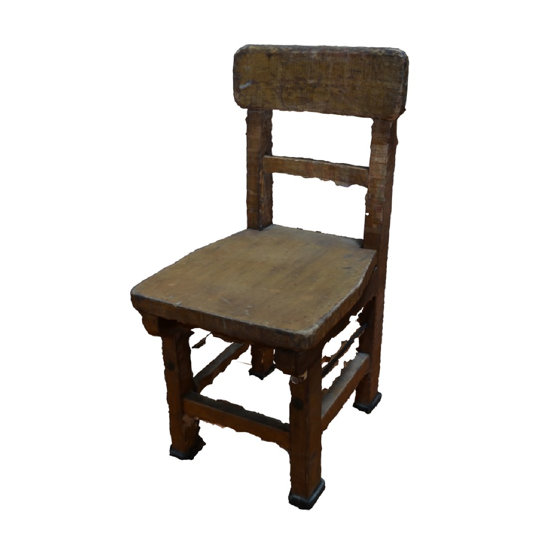 3D Model Small Wood Chair - TurboSquid 2020662