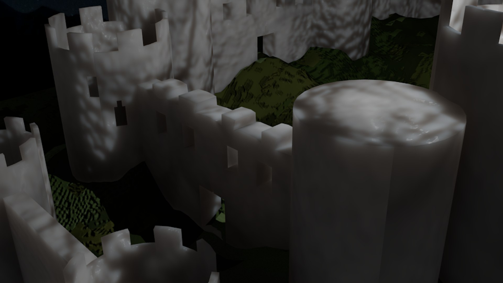 3ds max medieval fantasy marble castle