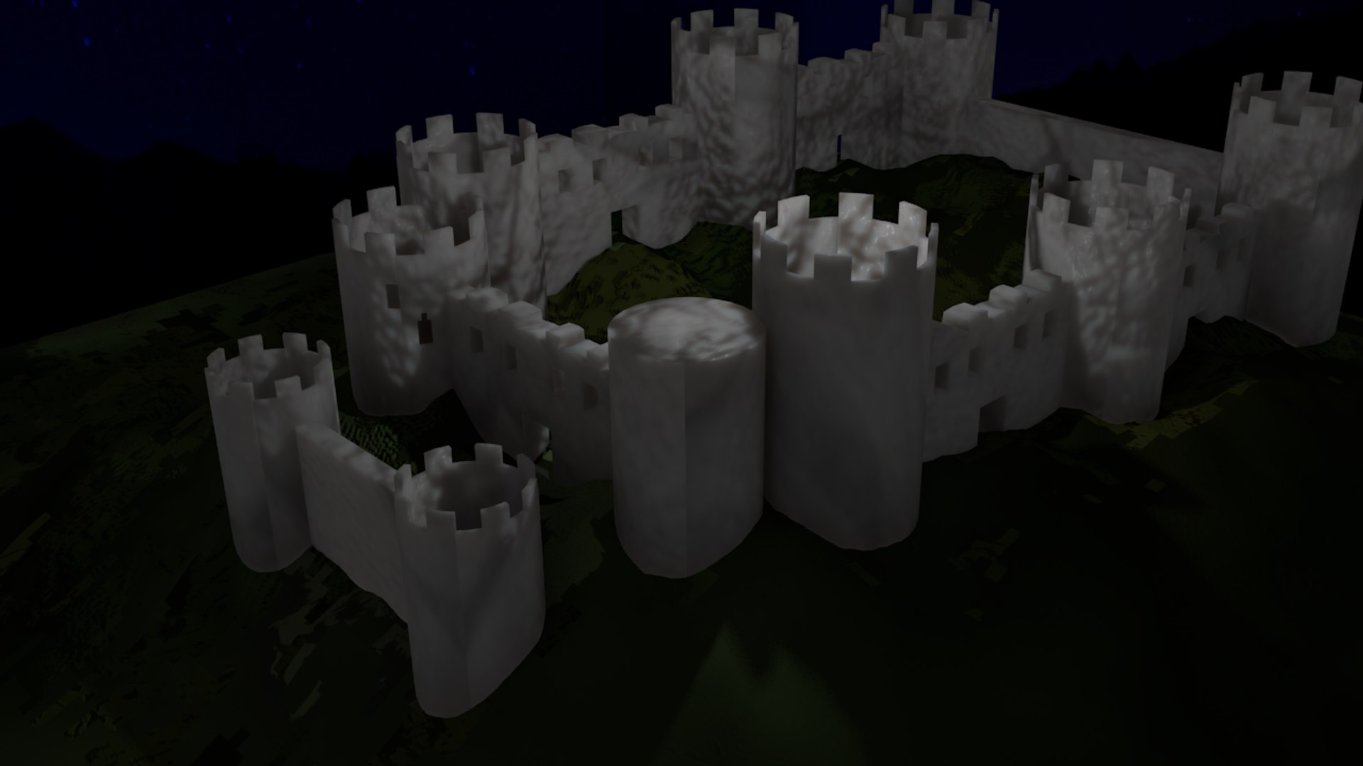 3ds max medieval fantasy marble castle