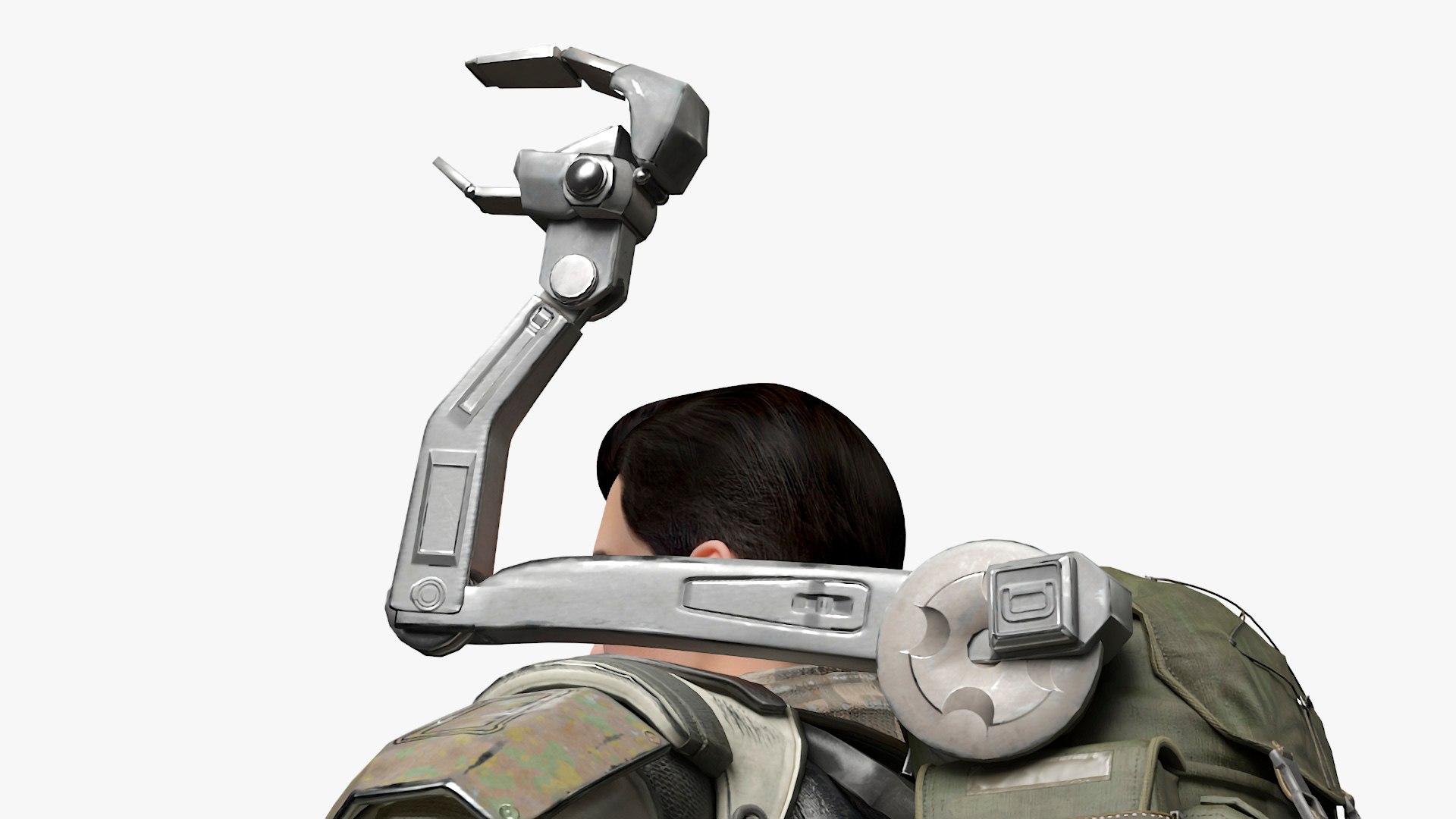 Soldier Wearing Exoskeleton 3D Model - TurboSquid 2306687