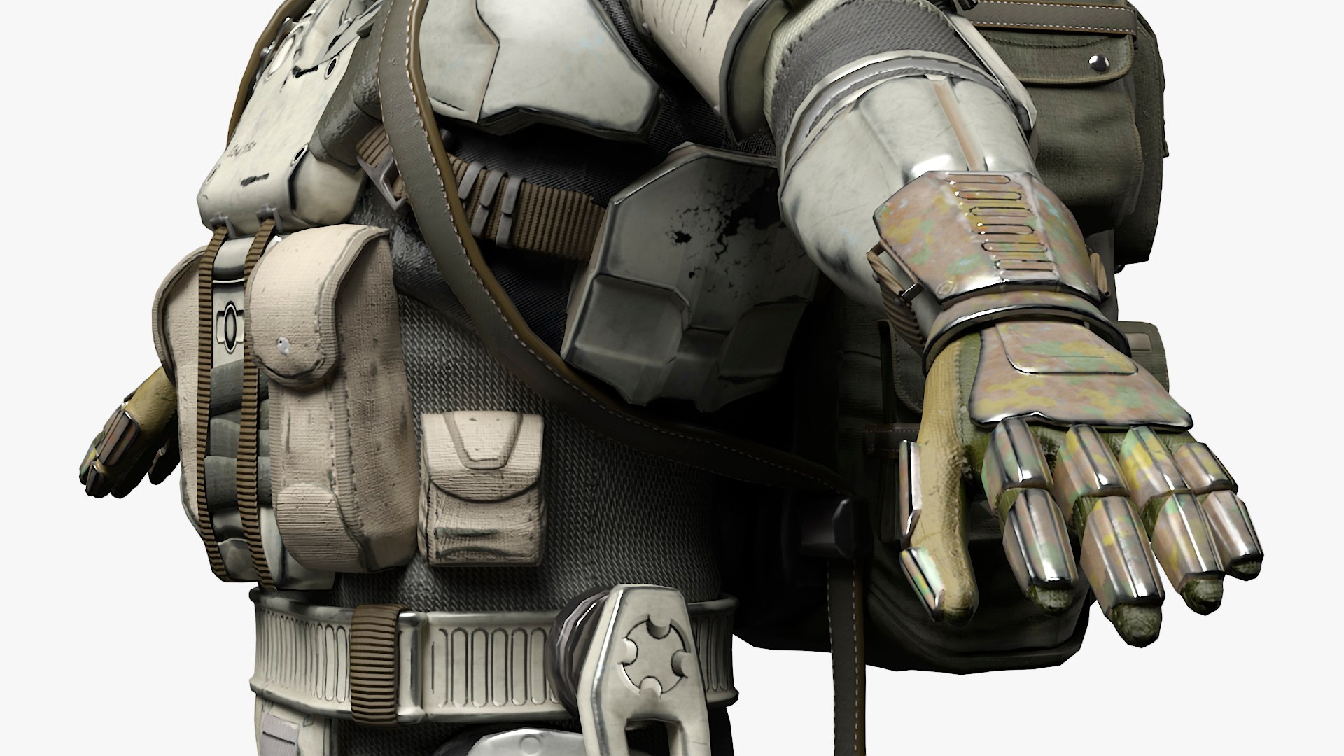 Soldier Wearing Exoskeleton 3D Model - TurboSquid 2306687