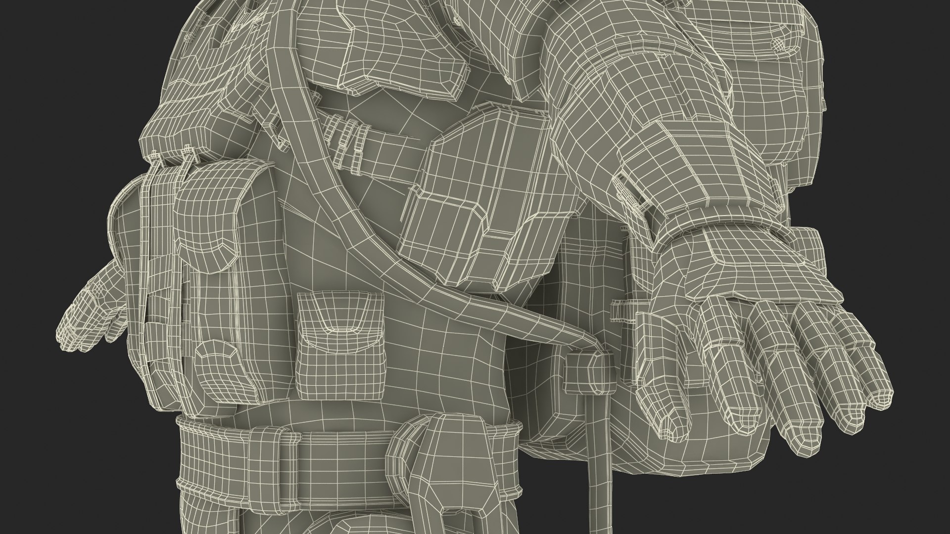 Soldier Wearing Exoskeleton 3D Model - TurboSquid 2306687