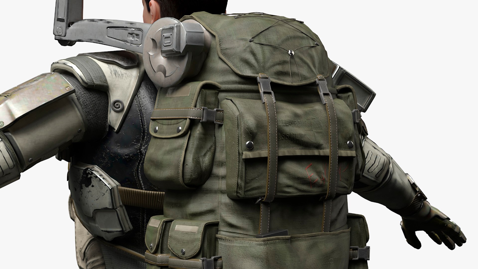 Soldier Wearing Exoskeleton 3D Model - TurboSquid 2306687