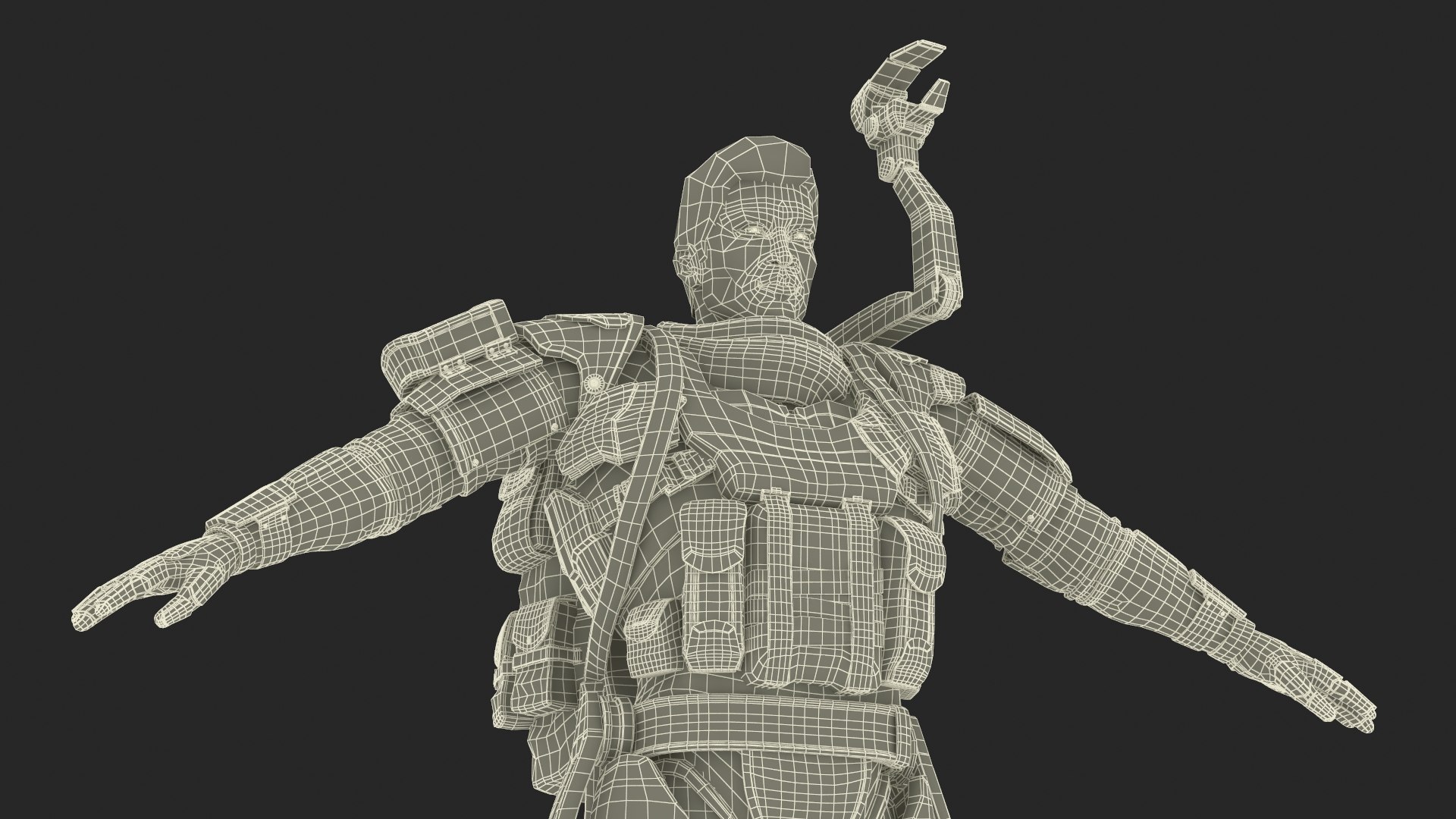 Soldier Wearing Exoskeleton 3D Model - TurboSquid 2306687