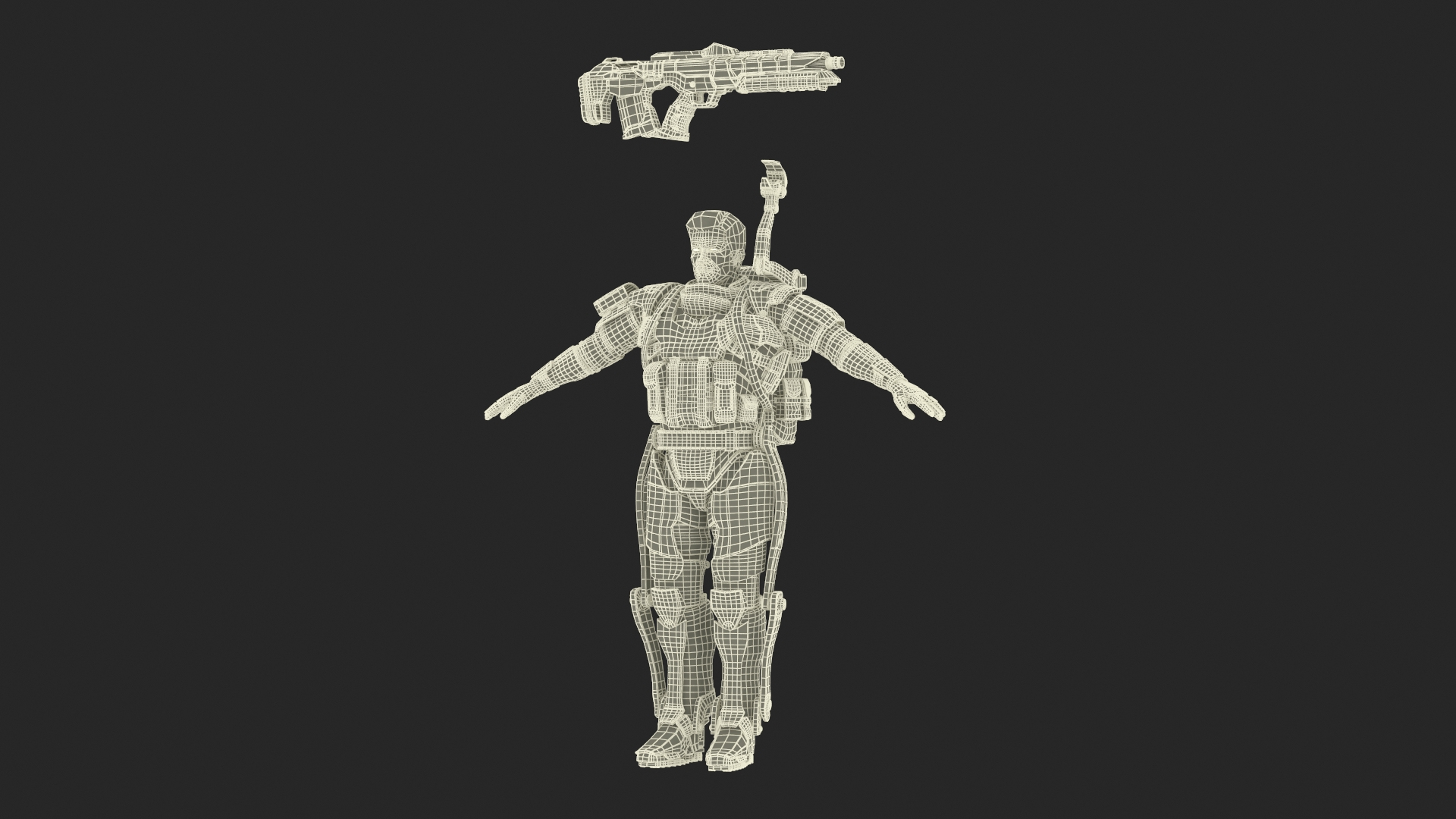 Soldier Wearing Exoskeleton 3D Model - TurboSquid 2306687