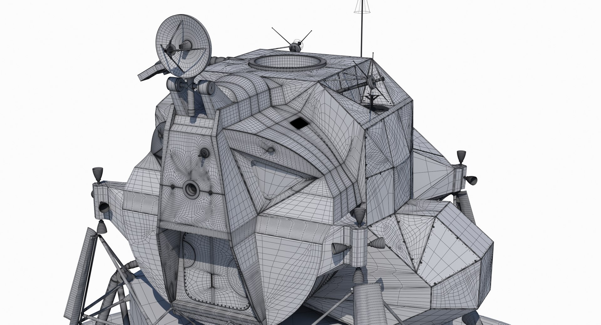 3D Apollo Lunar Landing Module - TurboSquid 1279606