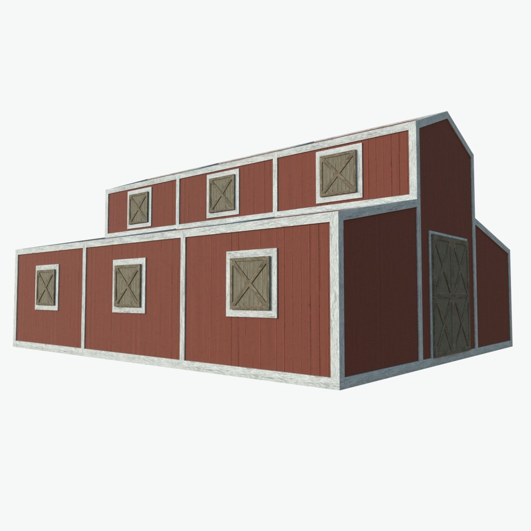 Moduler Barn 3D model - TurboSquid 2054494