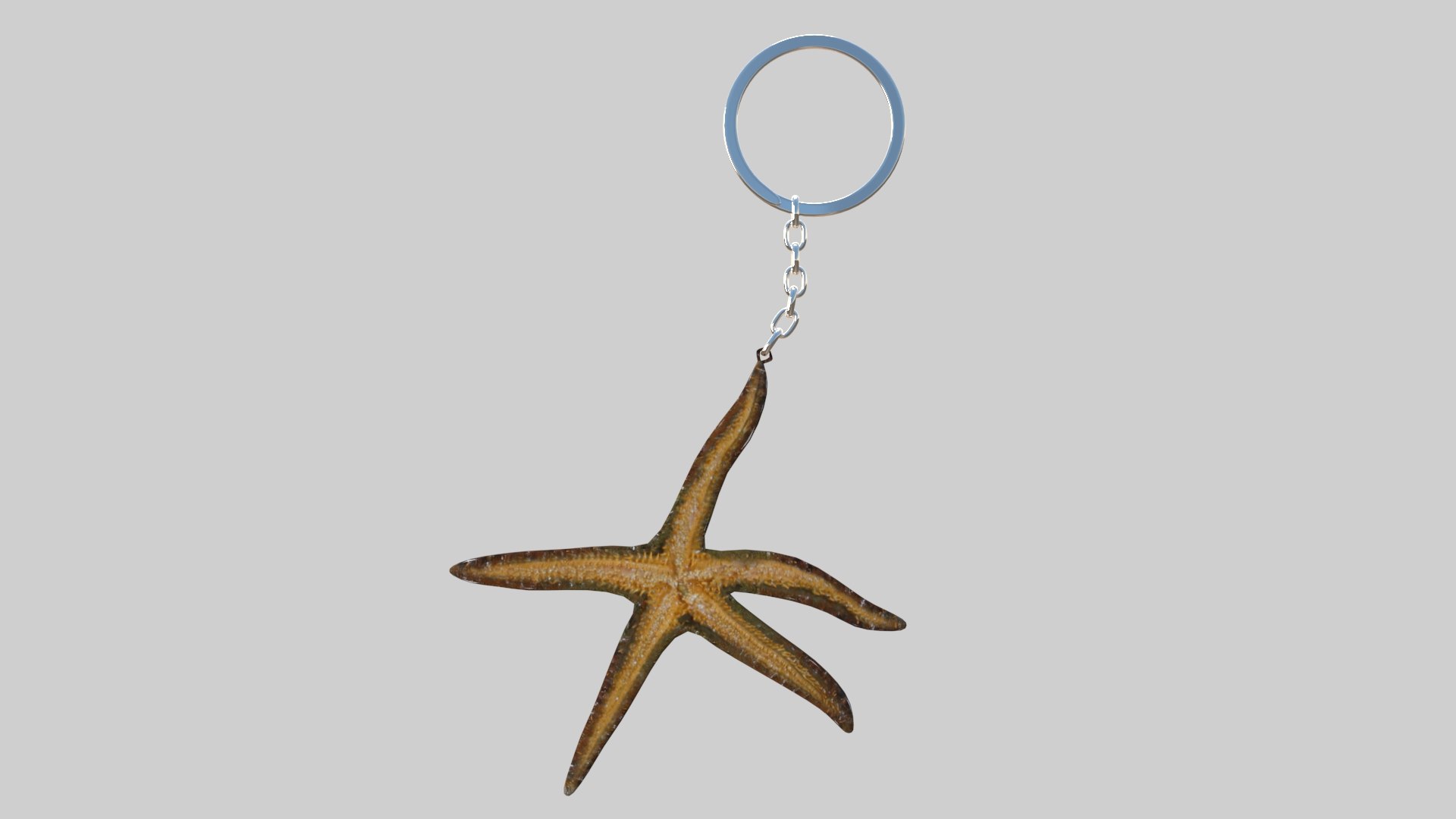 Starfish Keychain 3D Model - TurboSquid 2343010