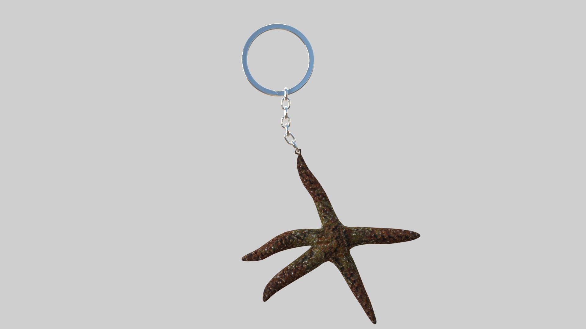 Starfish Keychain 3D Model - TurboSquid 2343010