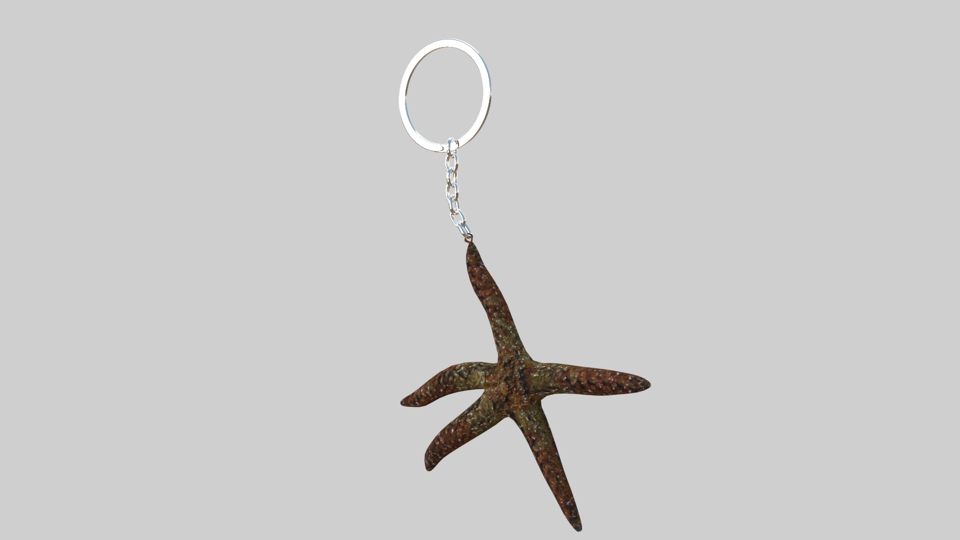 Starfish Keychain 3D Model - TurboSquid 2343010