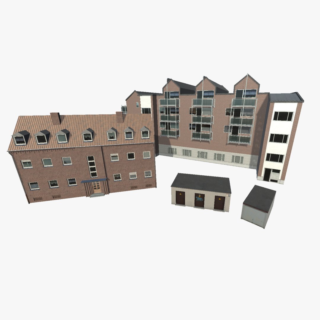 3D PBR City Buildings Collection - TurboSquid 1979705