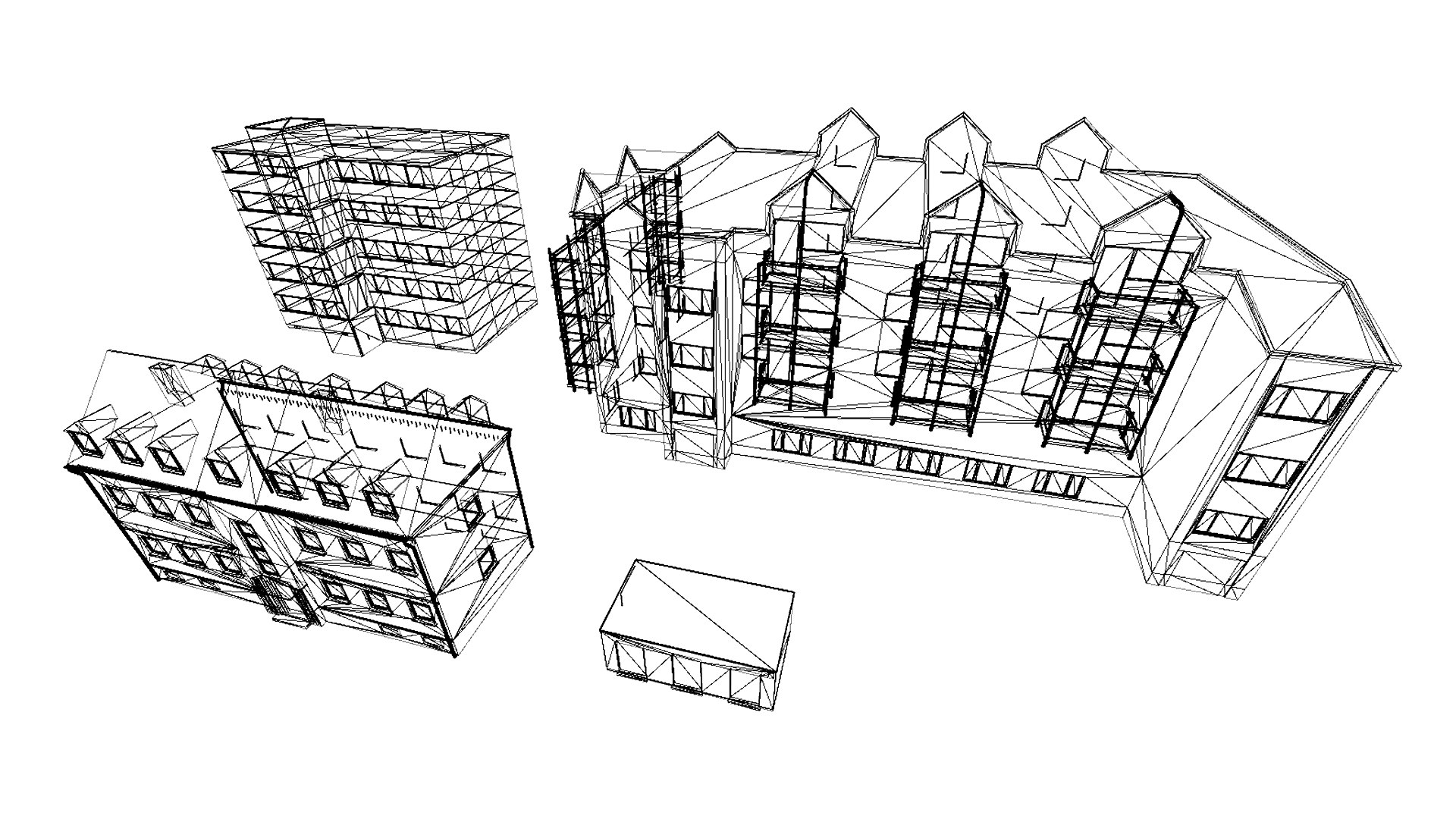 3D PBR City Buildings Collection - TurboSquid 1979705