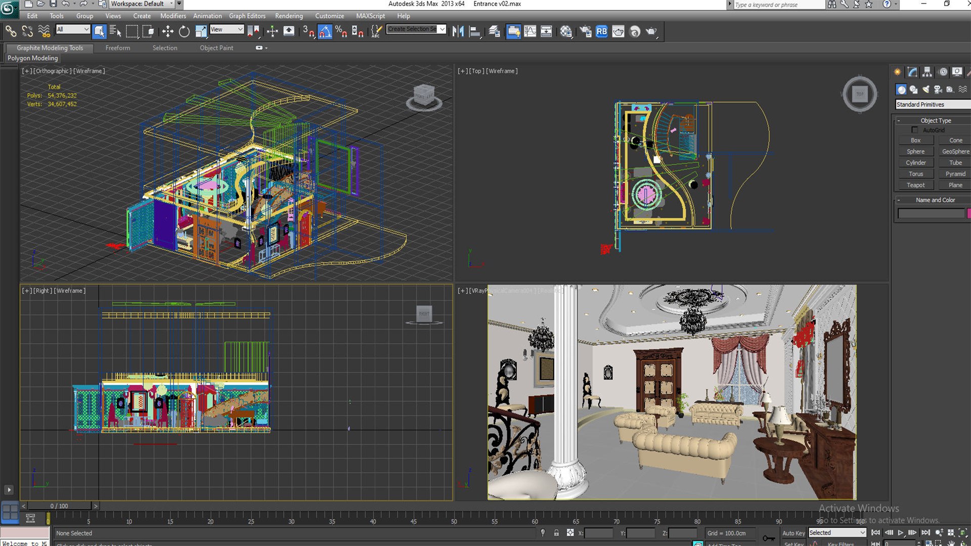 Living Room Interiors 3D Scene Model - TurboSquid 1958877