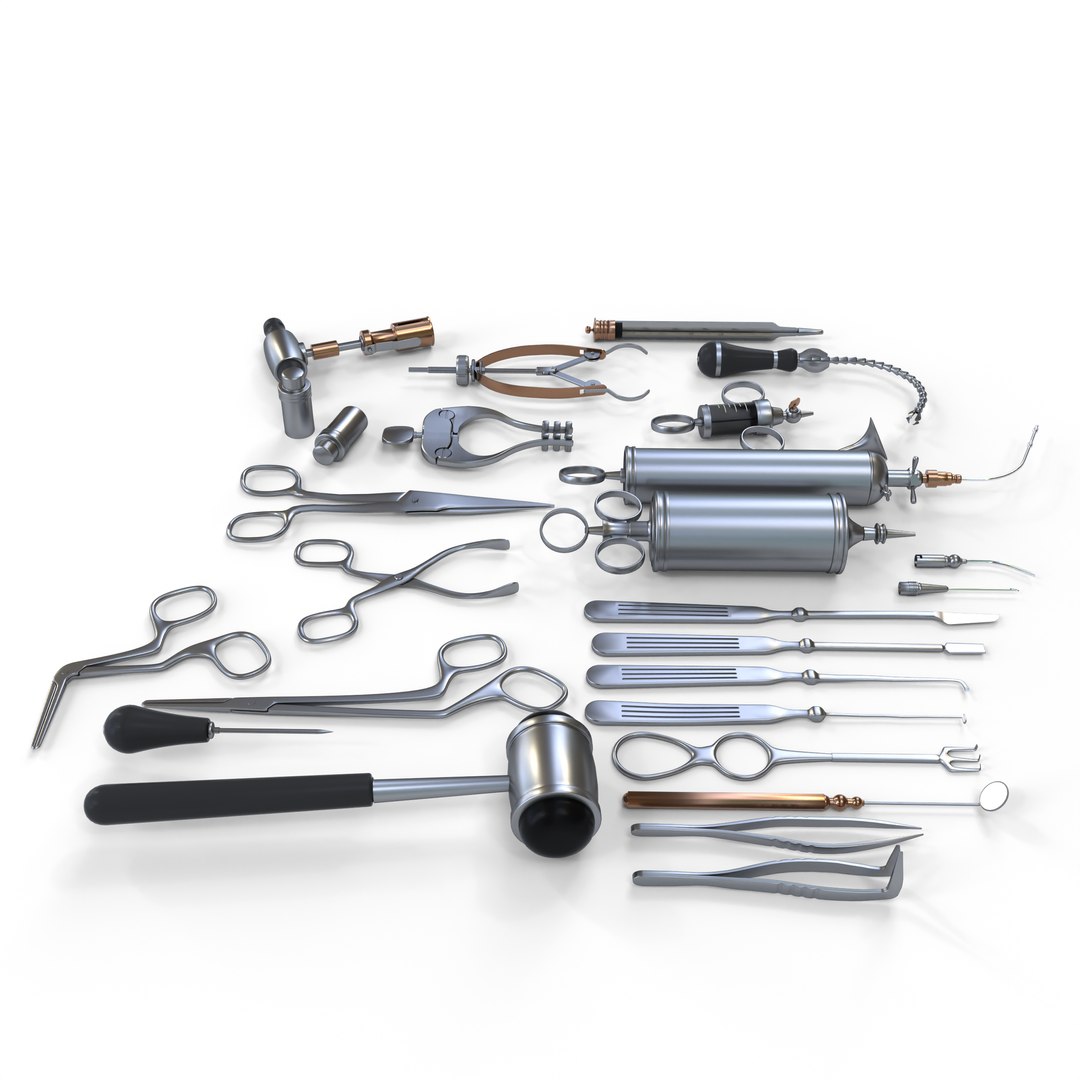 3D Old Medical Instruments - TurboSquid 2182125