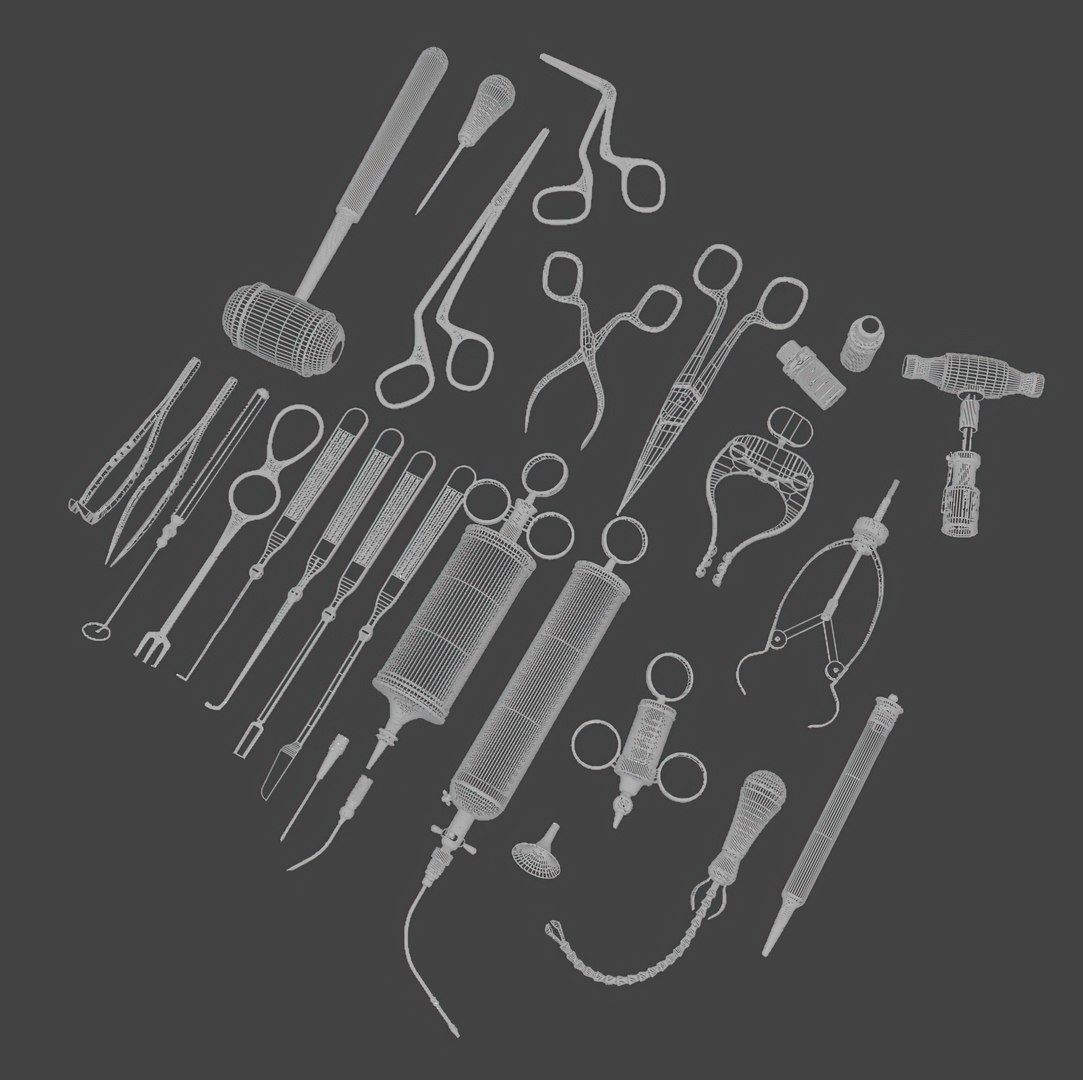 3D Old Medical Instruments - TurboSquid 2182125