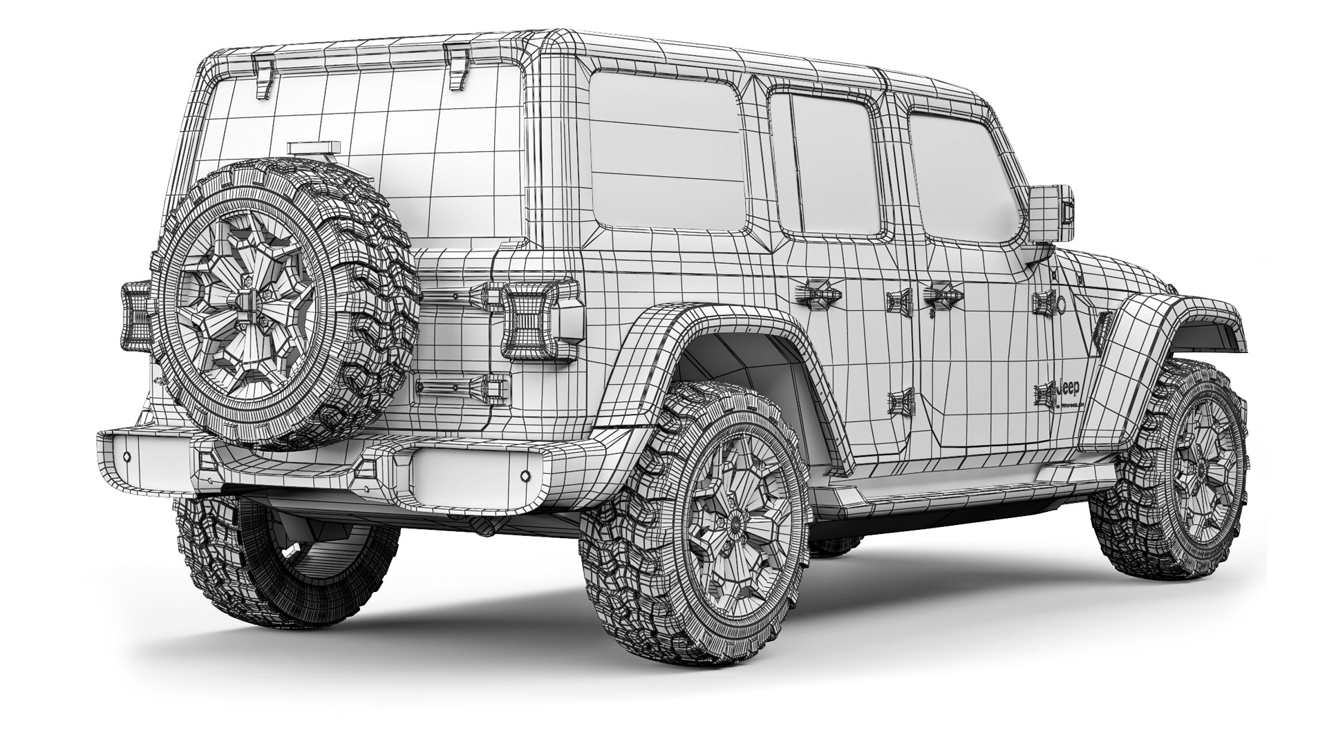 Jeep Wrangler 4xe 2024 3D - TurboSquid 2385863
