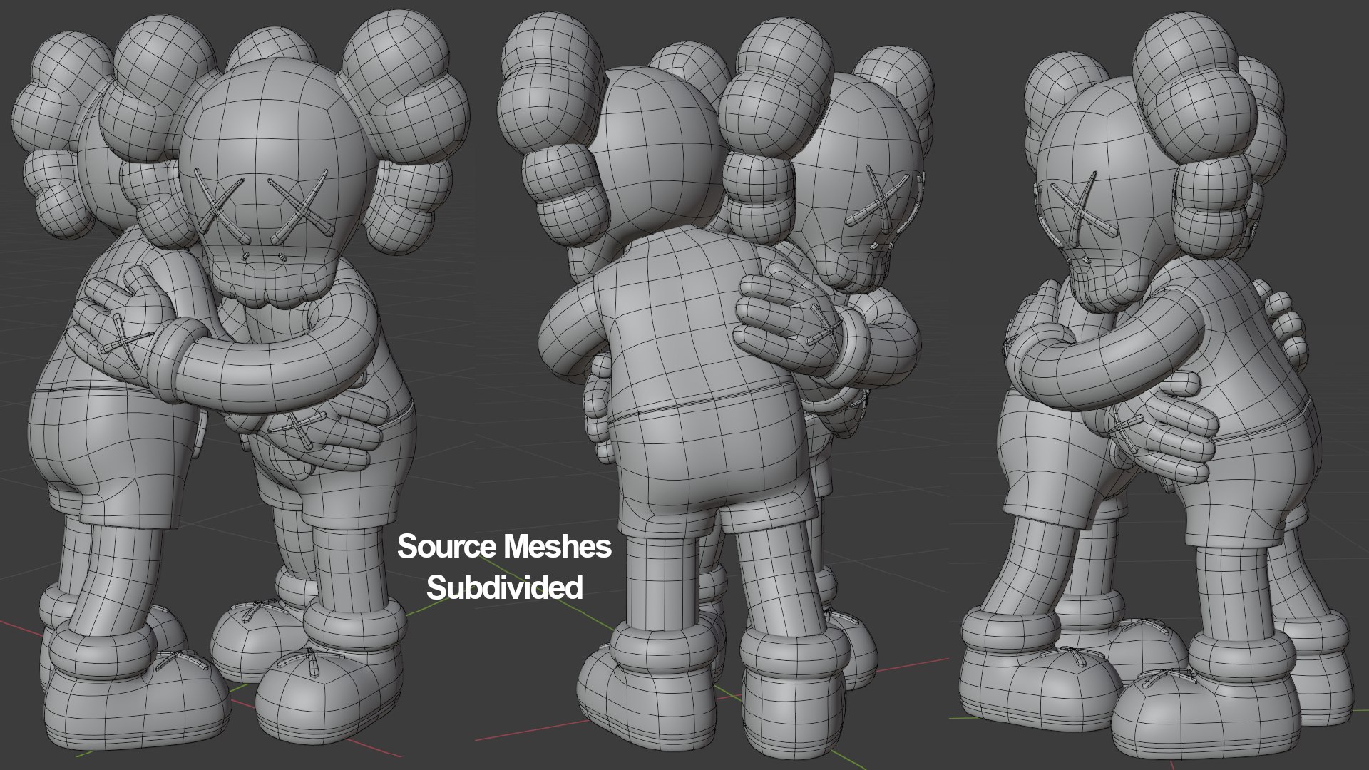 KAWS Together 3D Model - TurboSquid 1770420