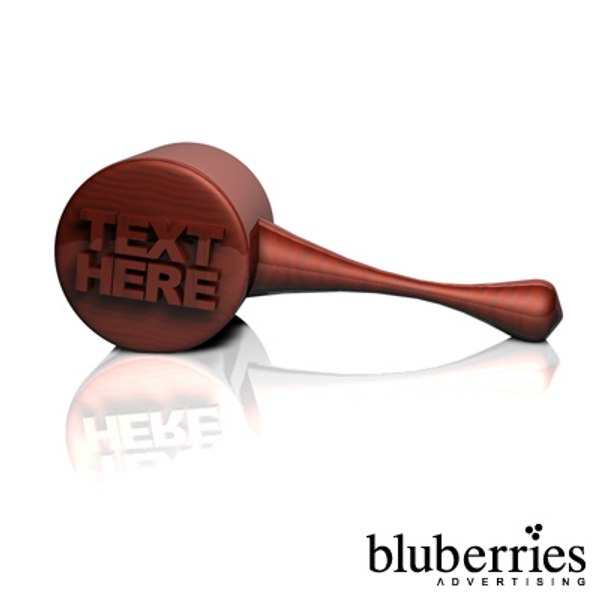 3d model gavel hammer