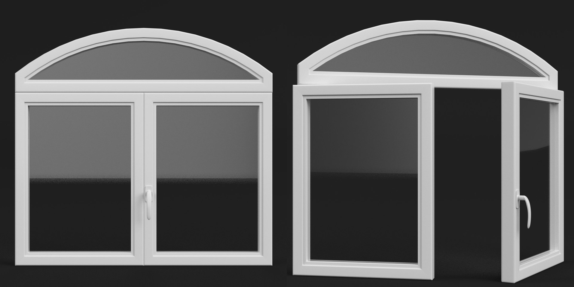 3D Window Glass Model - TurboSquid 1700314