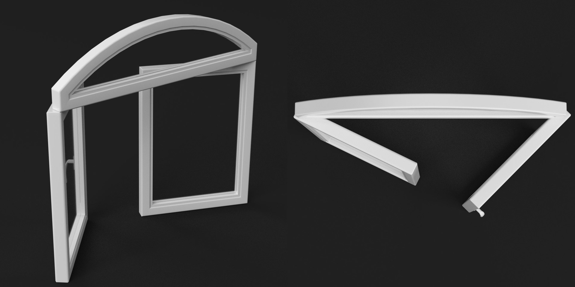 3D Window Glass Model - TurboSquid 1700314