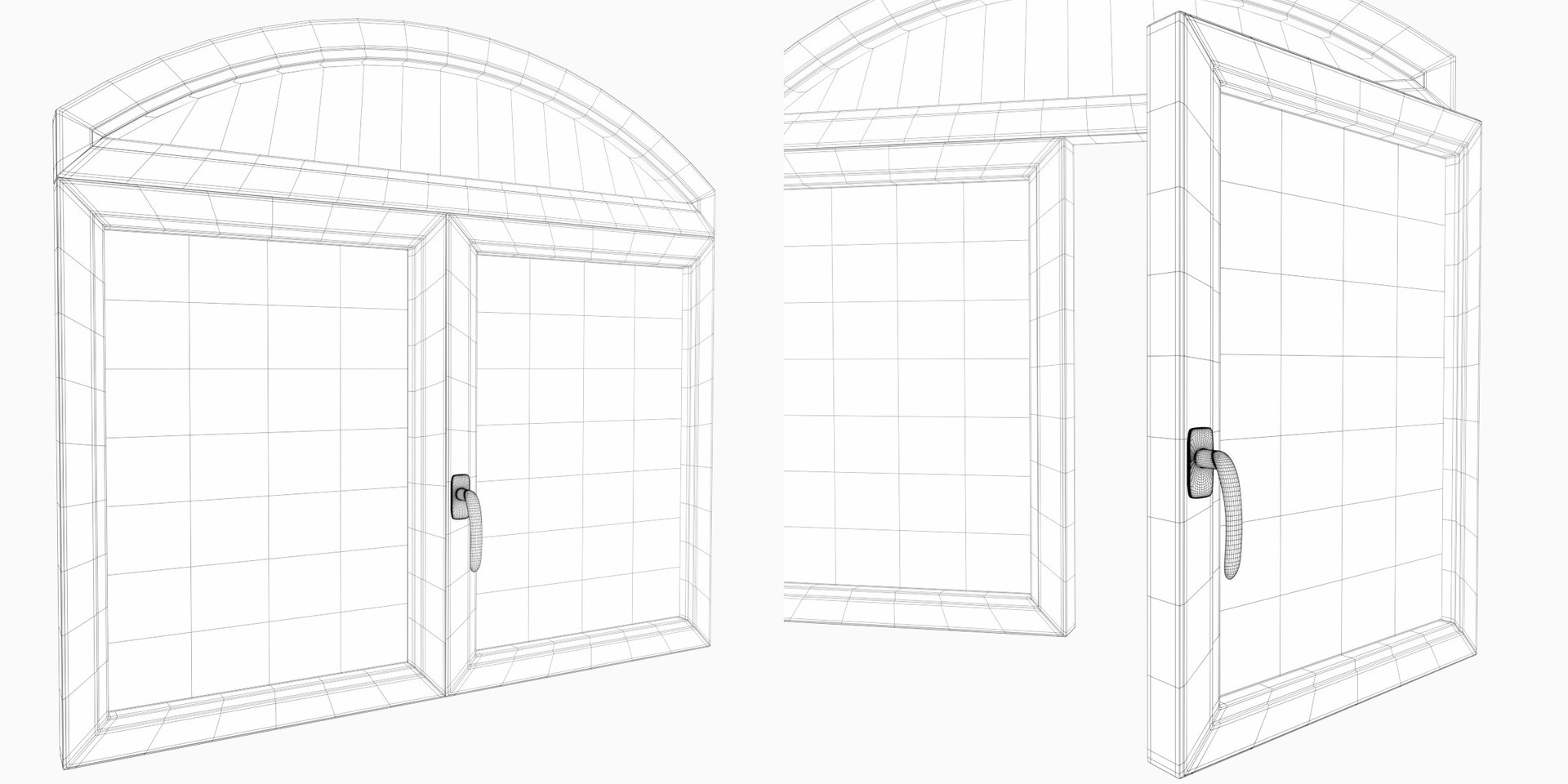 3D Window Glass Model - TurboSquid 1700314