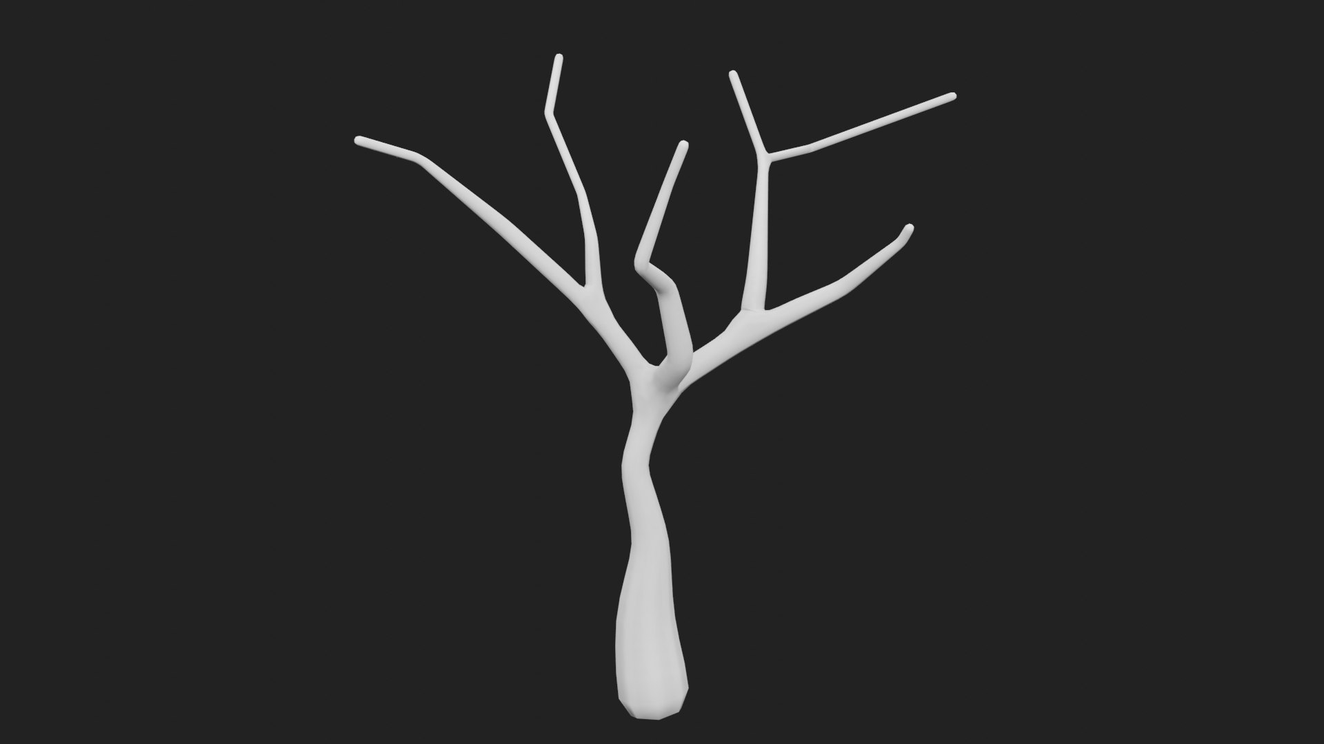 3D Model Low Poly Dead Tree - TurboSquid 2163298