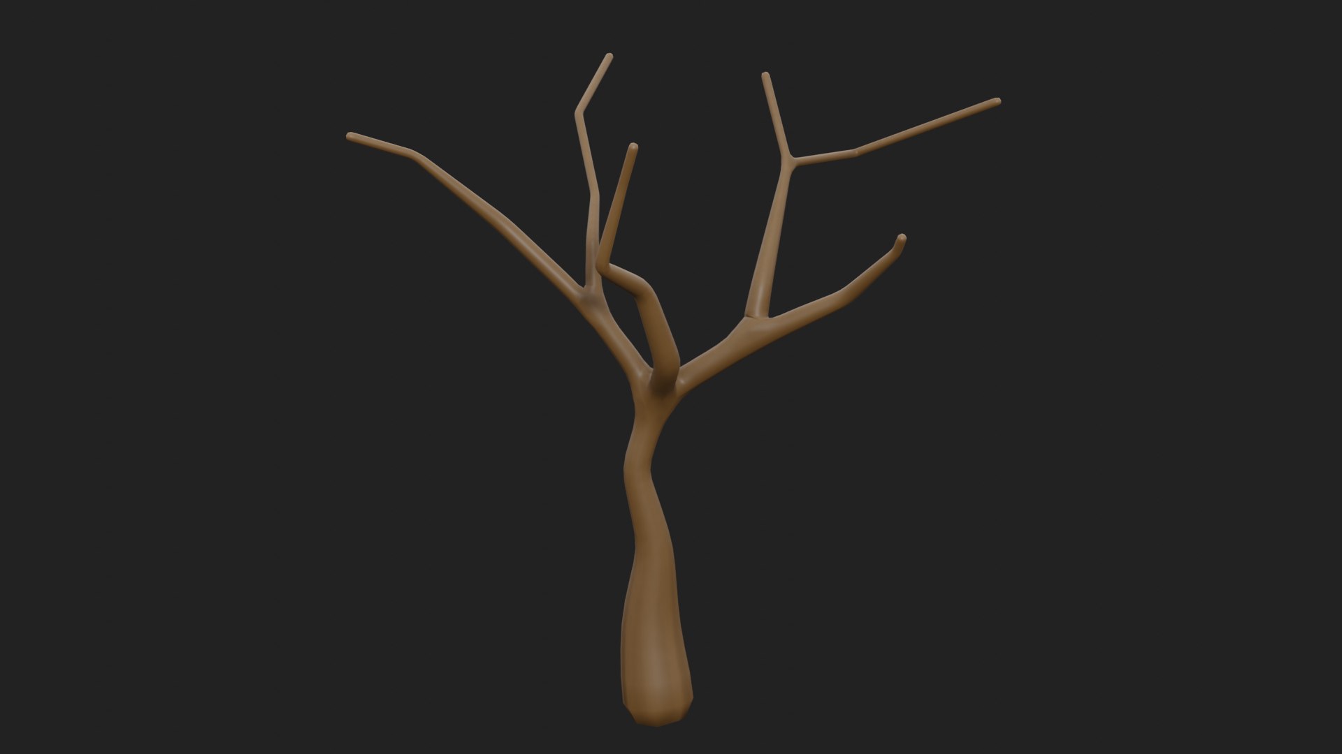 3D Model Low Poly Dead Tree - TurboSquid 2163298