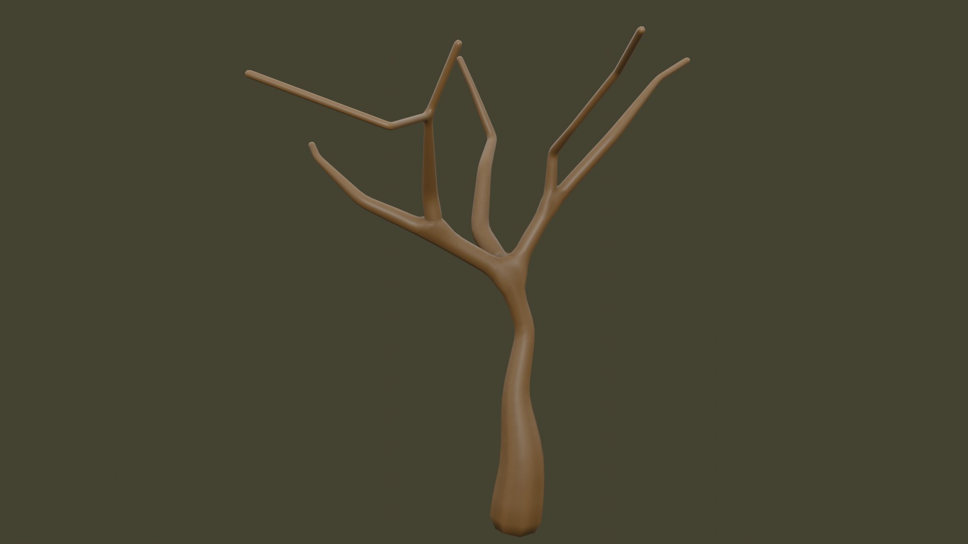 3D Model Low Poly Dead Tree - TurboSquid 2163298
