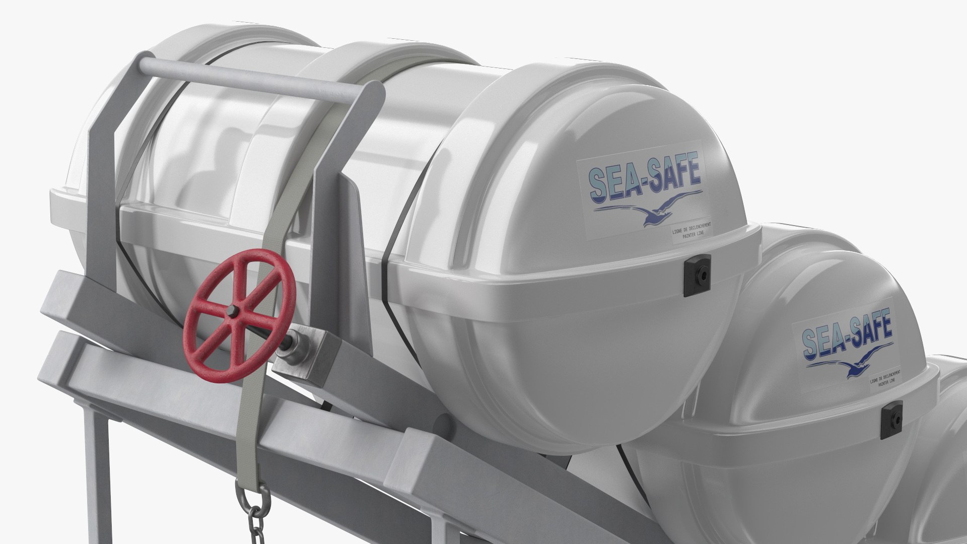 3D Life Raft Storage Rack - TurboSquid 2343625