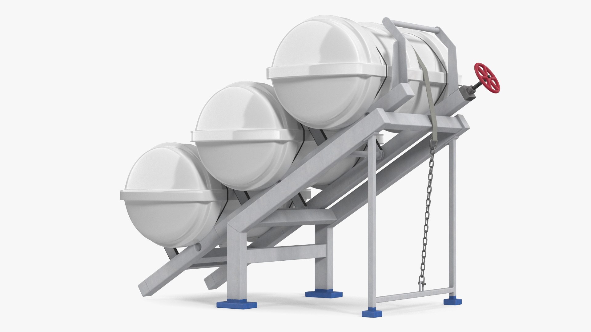 3D Life Raft Storage Rack - TurboSquid 2343625