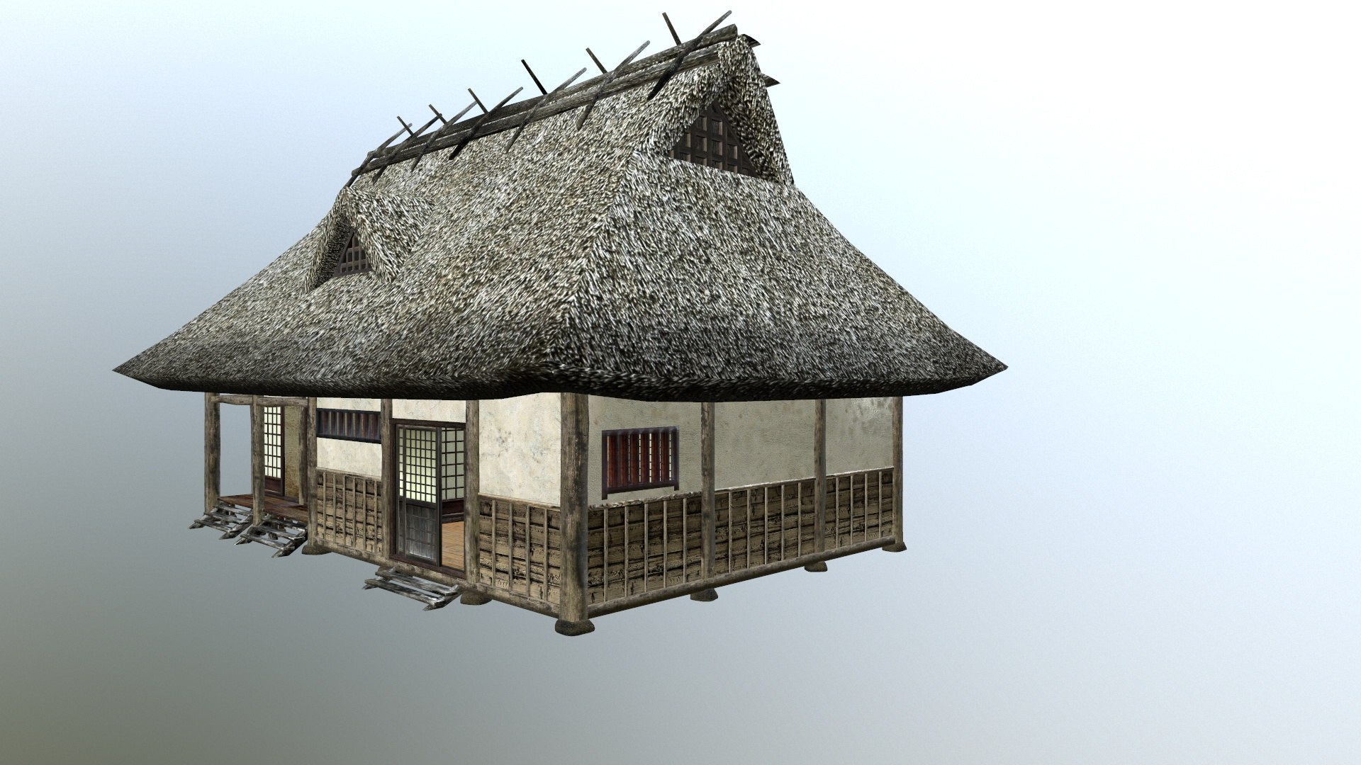 Traditional japanese house 3D model - TurboSquid 1543773