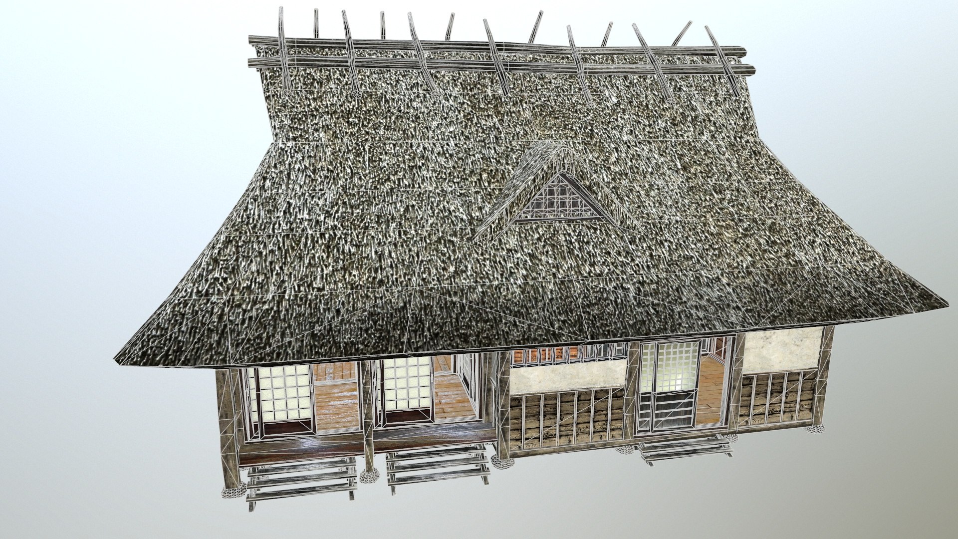 Traditional japanese house 3D model - TurboSquid 1543773