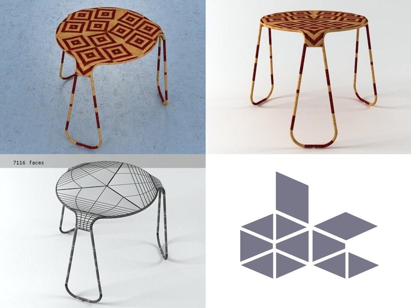 3D flo table model - TurboSquid 1185009