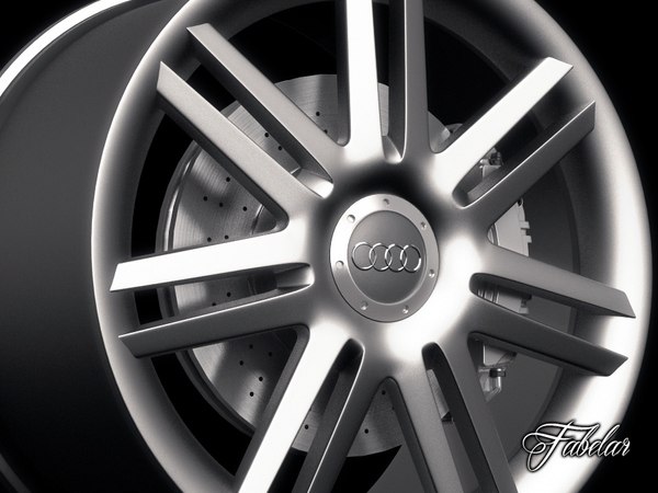 audi a3 rim 3d 3ds