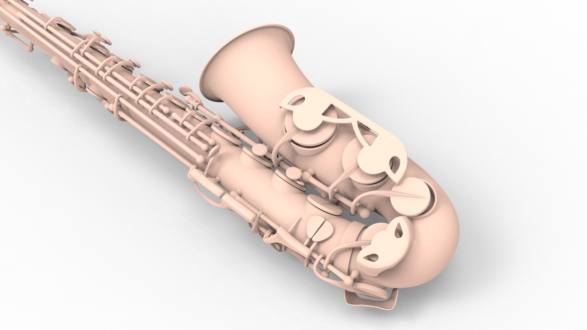 3D Saxophone - TurboSquid 2130708