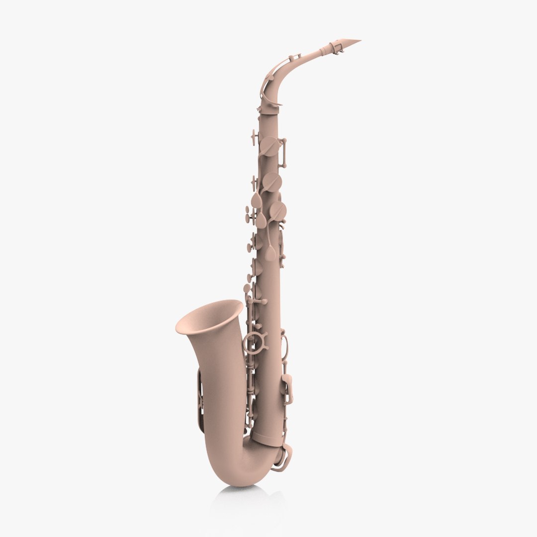 3D Saxophone - TurboSquid 2130708