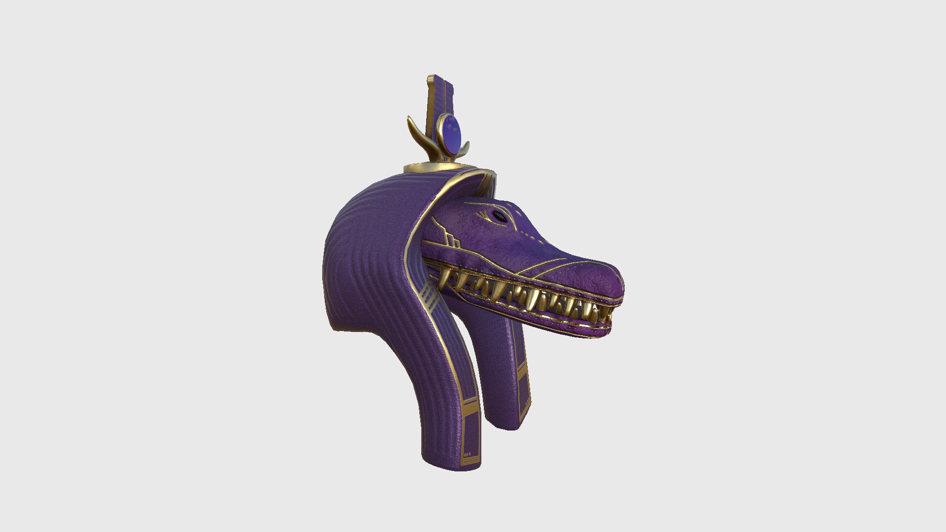 3D Model Sobek Mask A02 - Egyptian Gods Character Clothing - TurboSquid ...