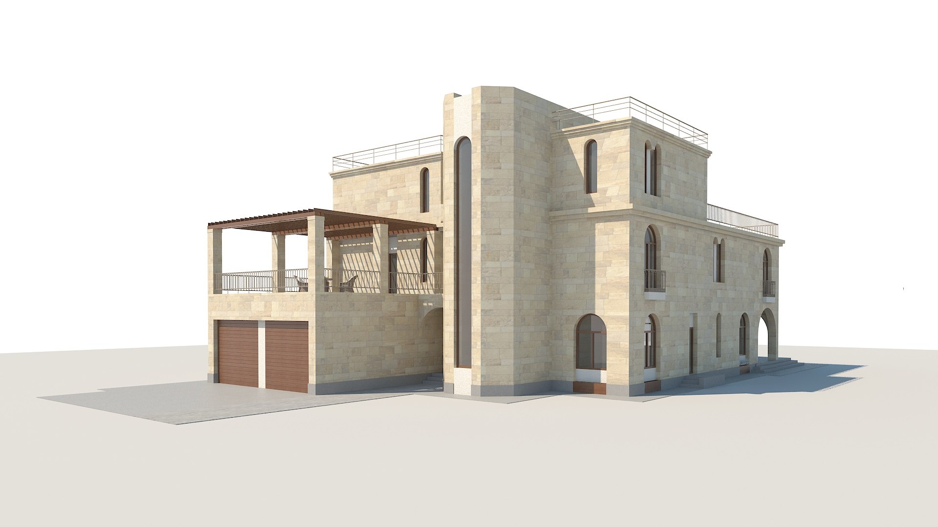 Armenian Building Model - TurboSquid 1521779