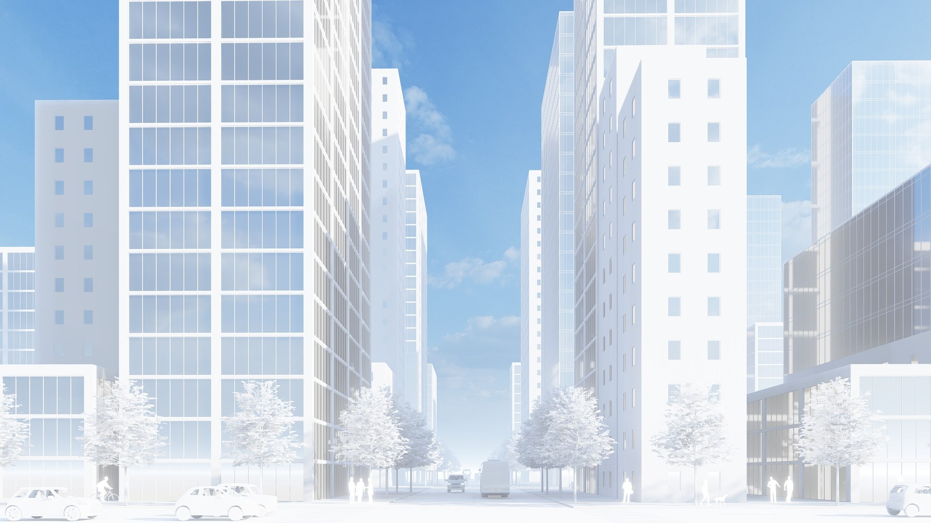 Simple Building City 3D Model - TurboSquid 1849981