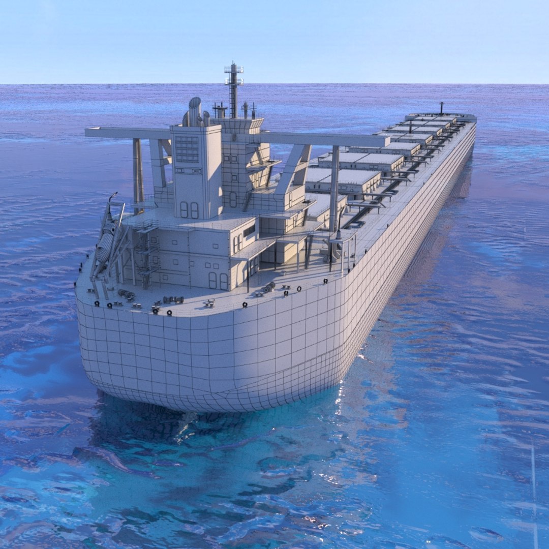 3D Model Ship Bulk Carrier - TurboSquid 1612129