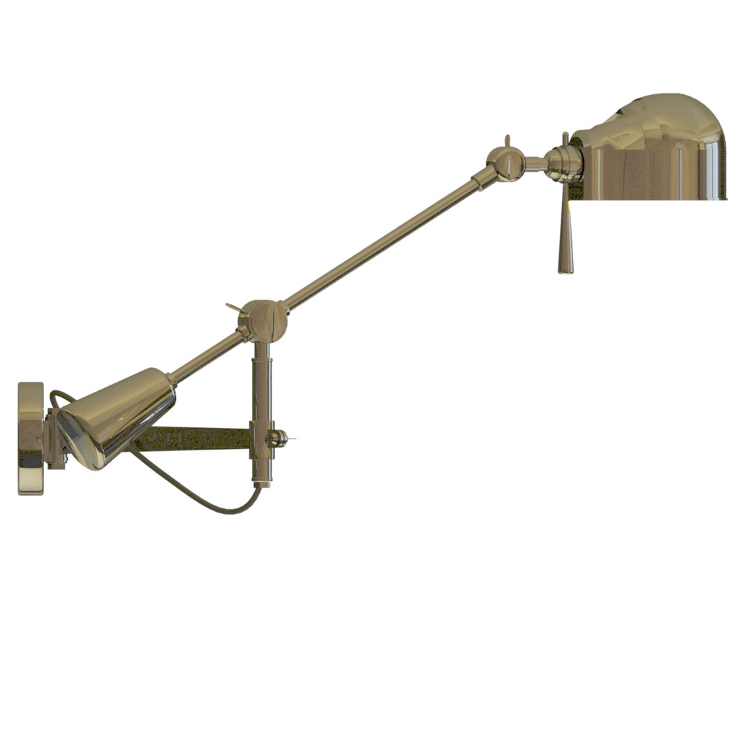 3d Model Boom Arm Wall Lamp