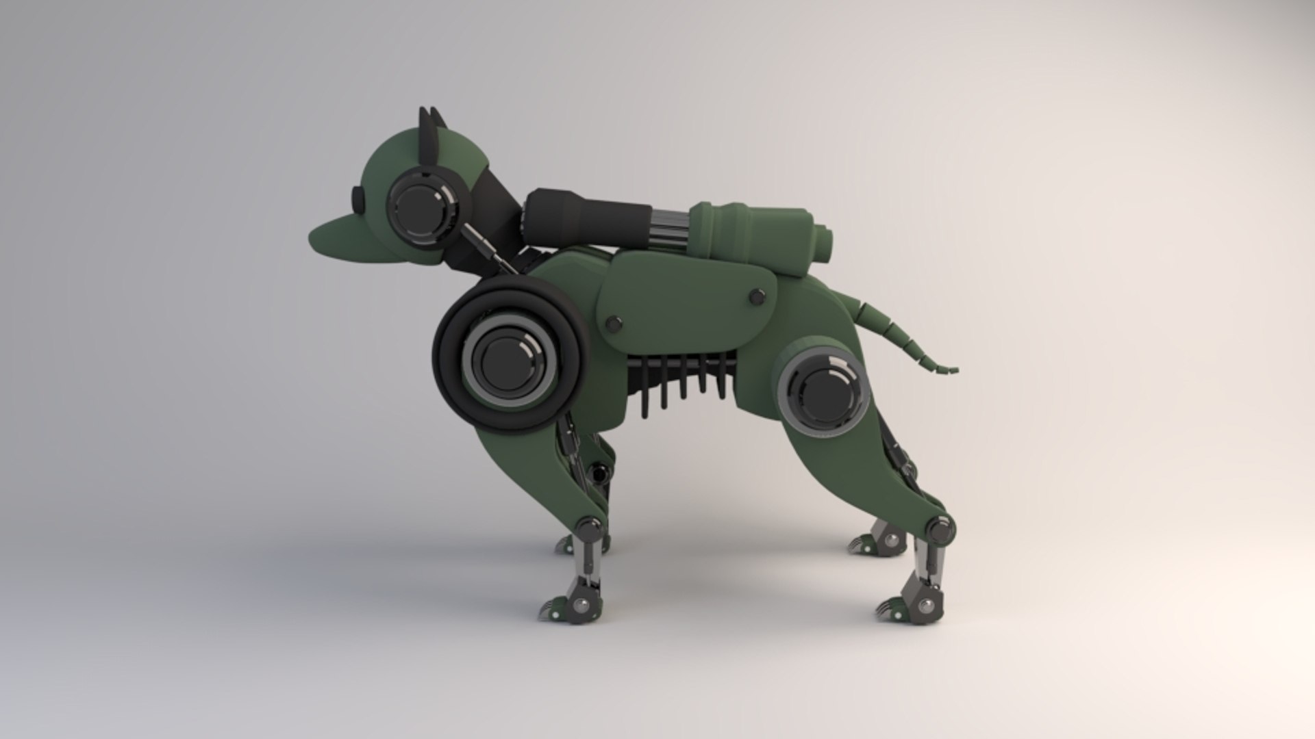 Isometric Sci-fi Robot Dog 3D Model - TurboSquid 1244465