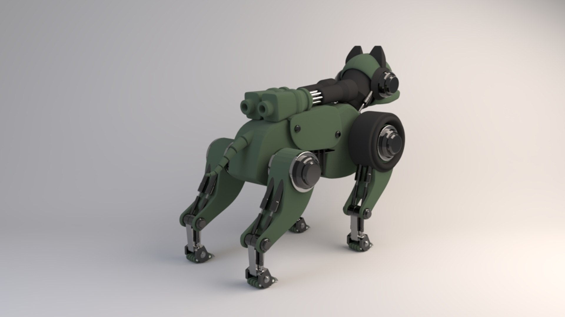 Isometric Sci-fi Robot Dog 3D Model - TurboSquid 1244465