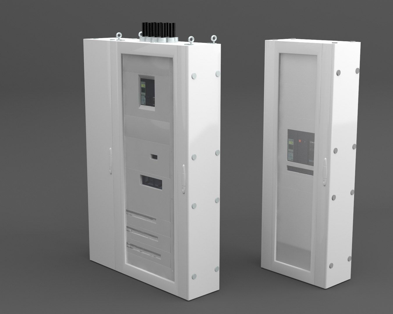3d Model Electrical Shield Controlers