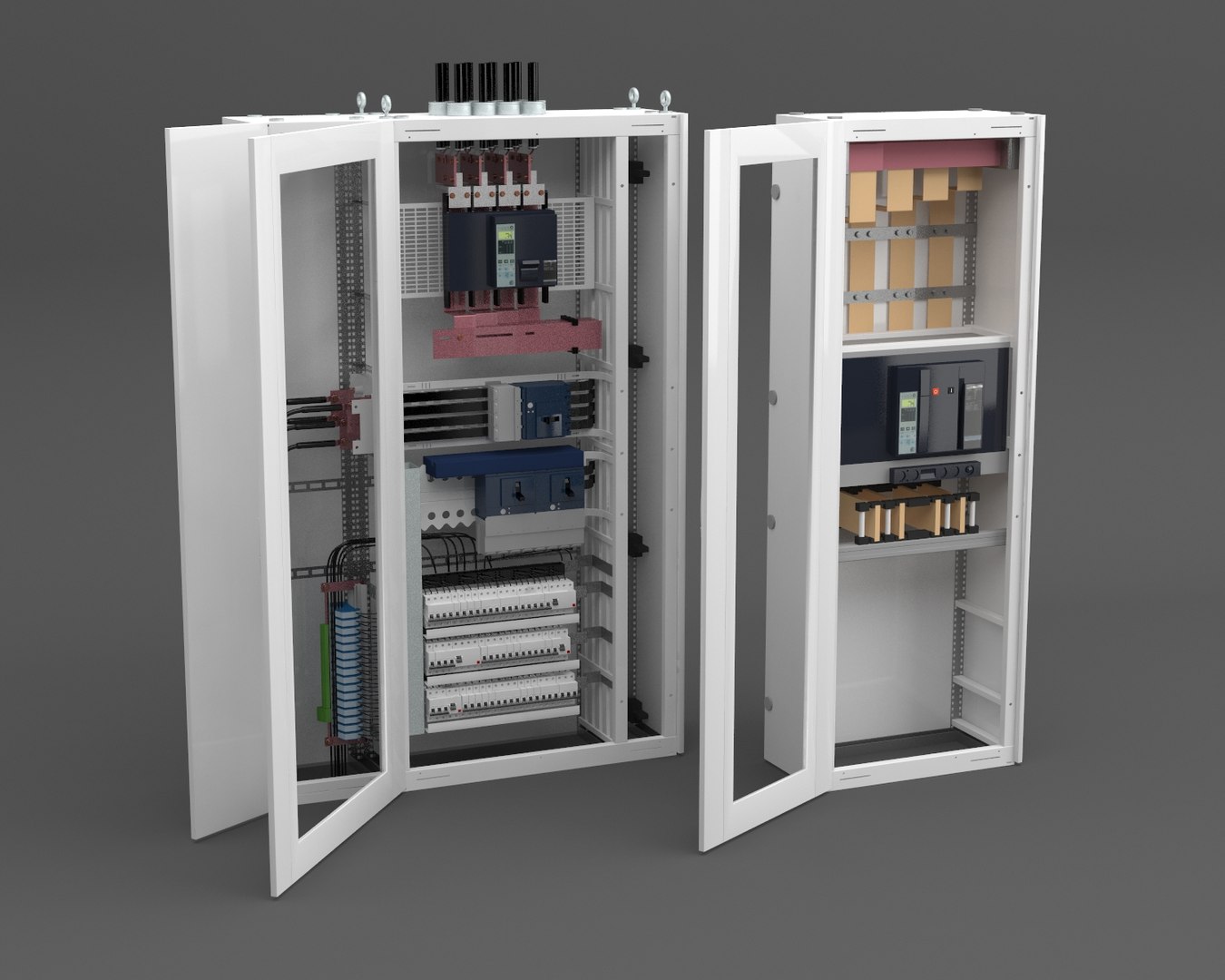 3d Model Electrical Shield Controlers