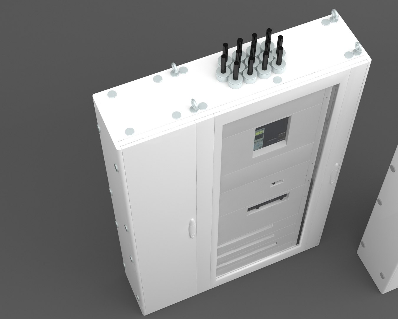 3d Model Electrical Shield Controlers