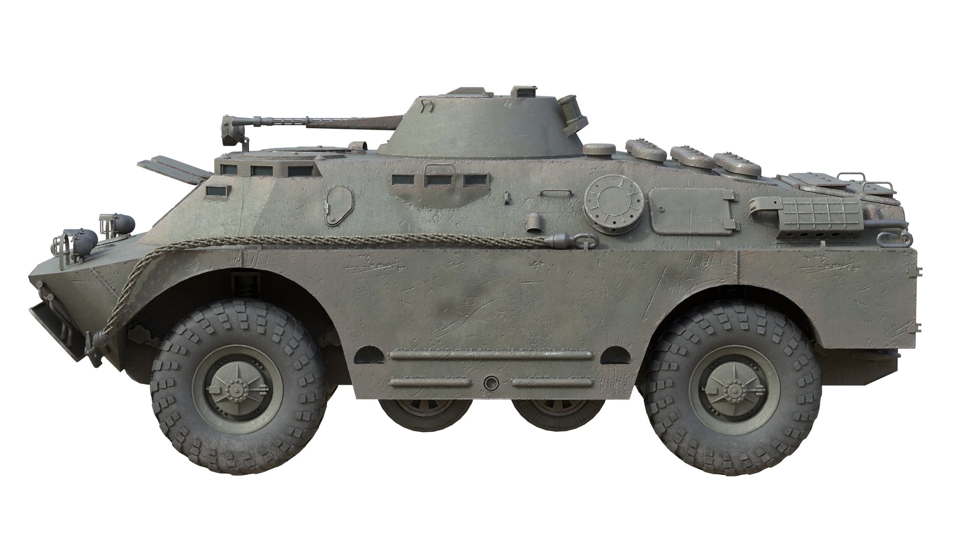 BRDM 2 Amphibious Armoured Scout Car 3D - TurboSquid 2317535