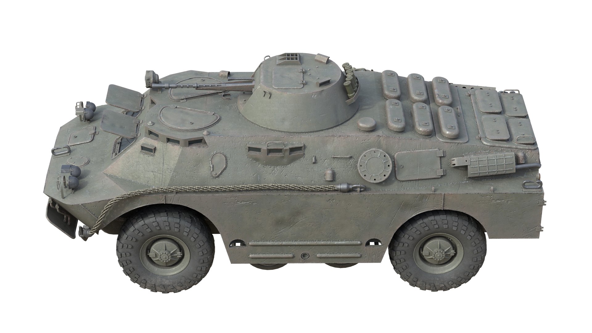 BRDM 2 Amphibious Armoured Scout Car 3D - TurboSquid 2317535