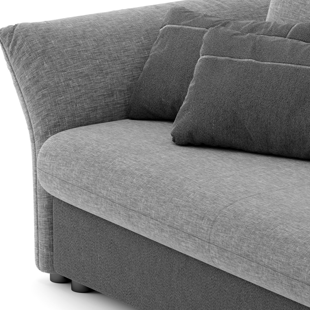3D Model Ibiza Sofa By Mood - TurboSquid 2412027